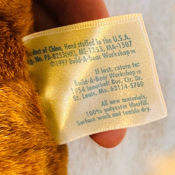 Build-A-Bear | Toys | Vintage Build A Bear Classic Brown Teddy Plush Stuffed With Clothes And ...